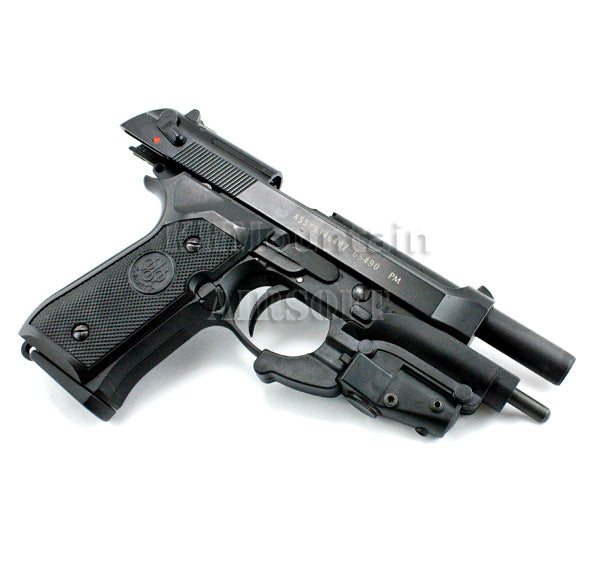 Bell Metal M9 / M92 Gas Blowback Pistol with Red Laser / System ...