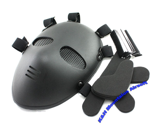 Full Face killer Mask with mesh goggles (Black) – KHMountain Airsoft